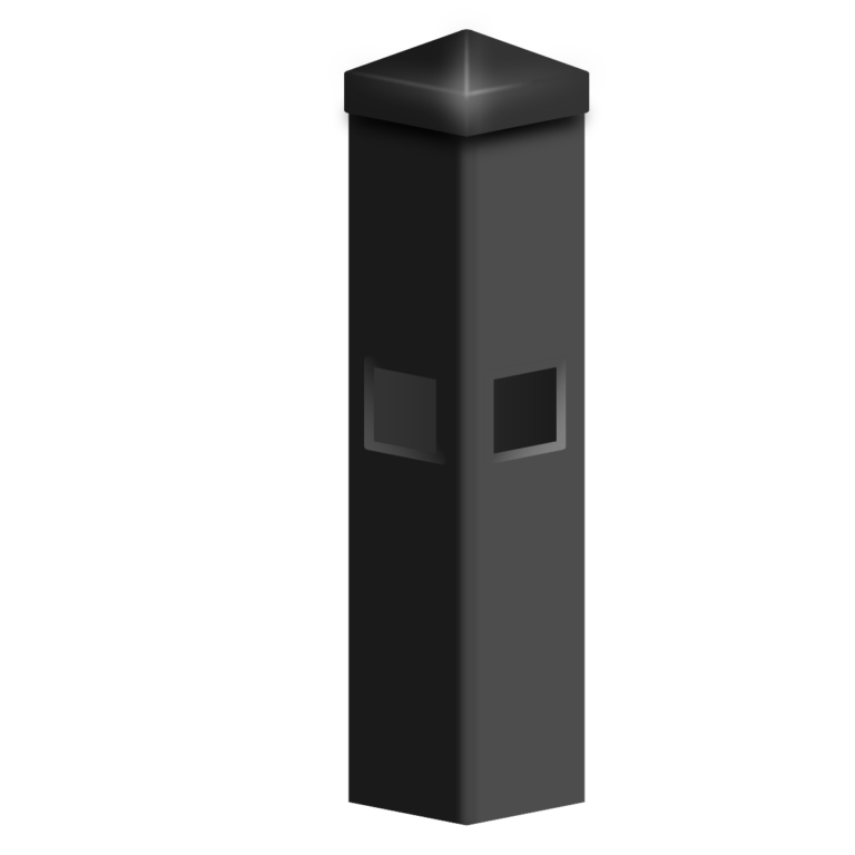 2" x 2" Aluminum Corner Post-2Rail - Future Solutions Fence & Outdoor